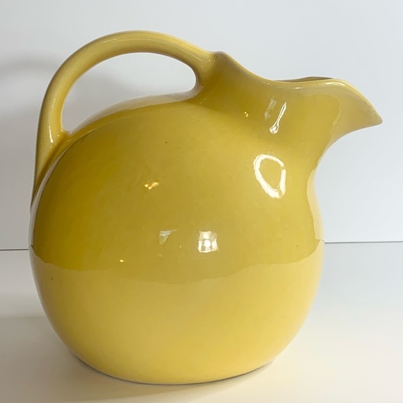 Kitchen | Vintage Yellow Tilt Ball Pitcher Jug | Poshmark